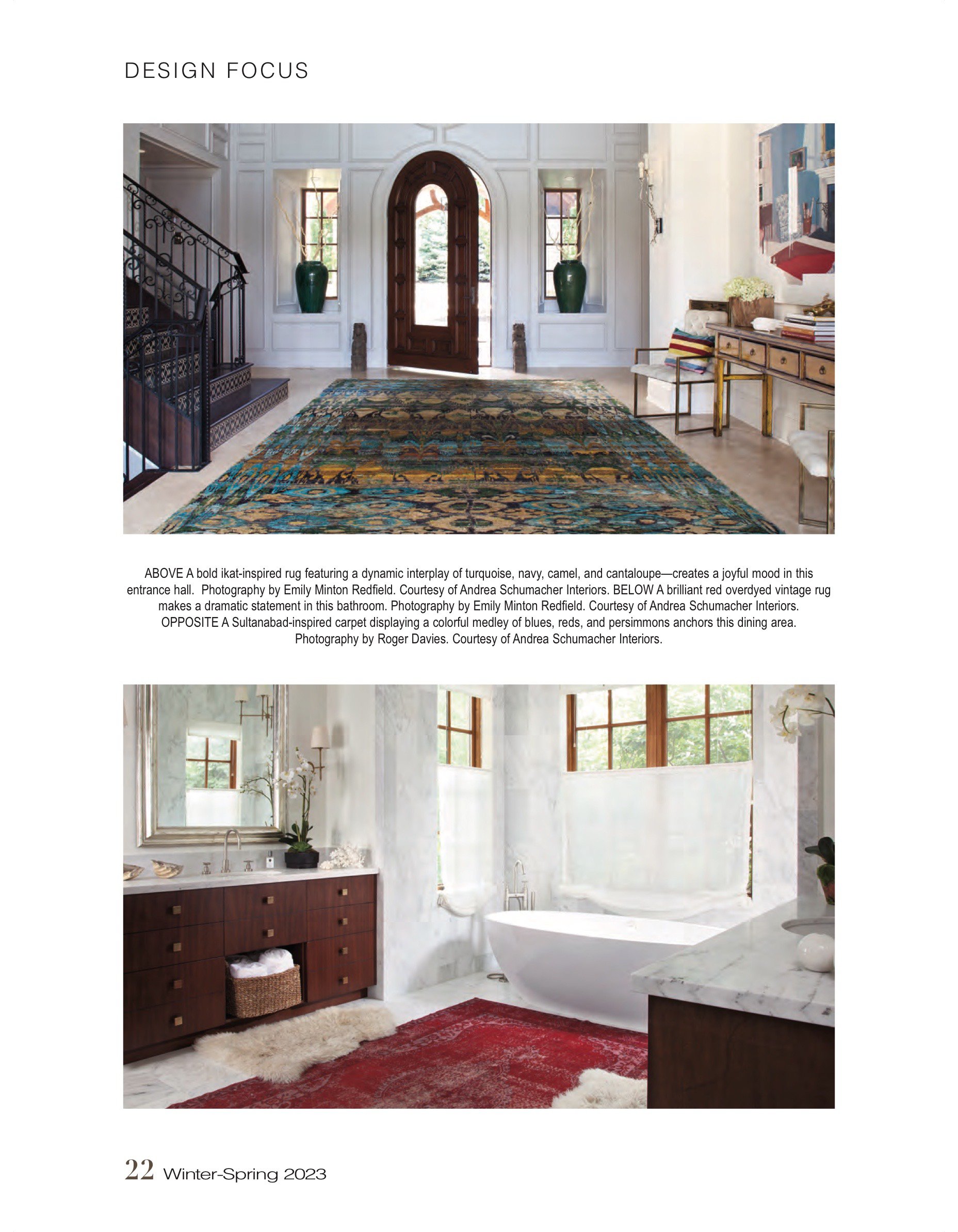 Area Magazine - Andrea Schumacher Interiors